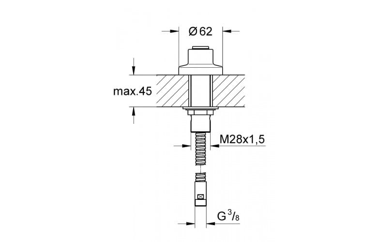 Gá để tay sen Grohe 27151000